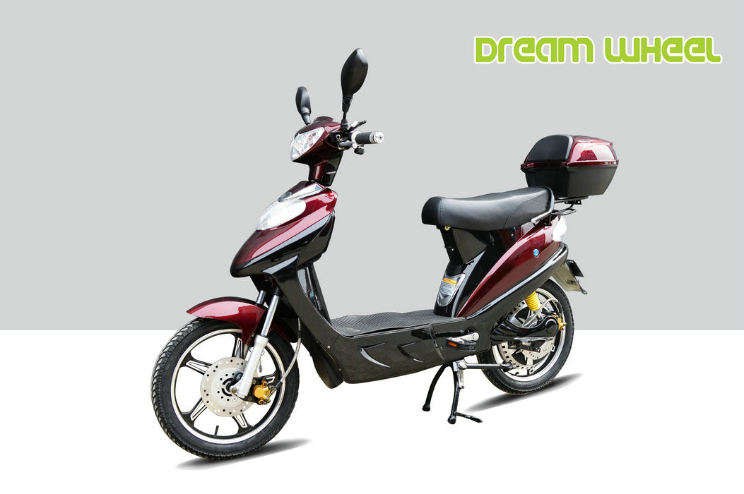 72V 500W Pedal Assisted Electric Scooter , Electric Moped Scooter With ...