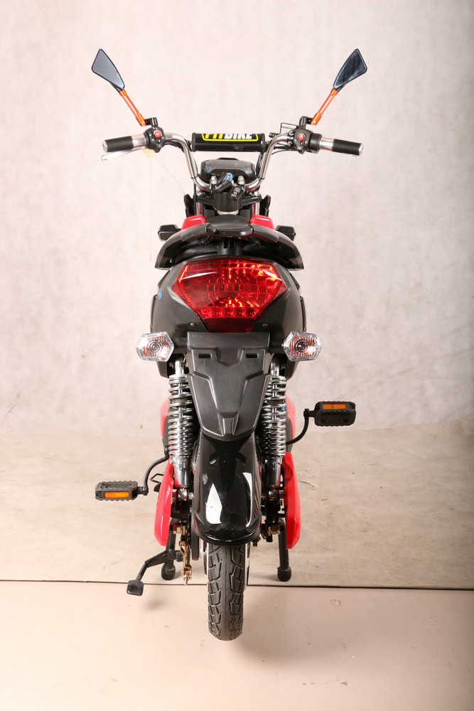 60V 20Ah Electric Pedal Moped Scooter With Disc Brake Suspension