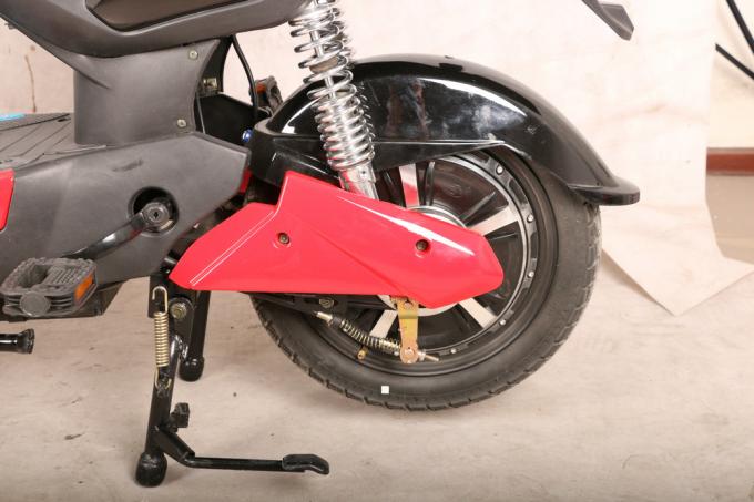 60V 20Ah Electric Pedal Moped Scooter With Disc Brake Suspension